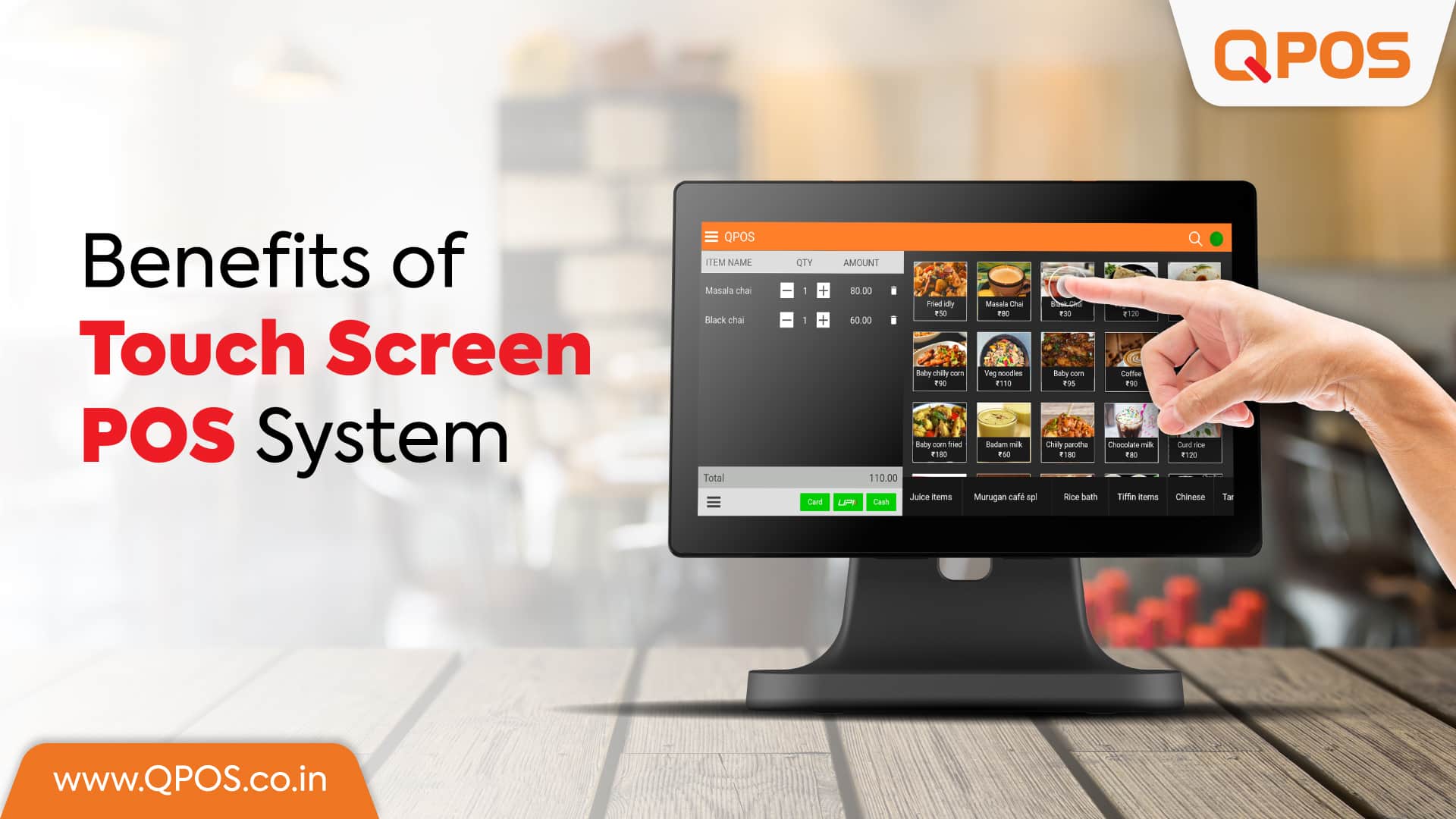 Benefits of Touch Screen POS System | QPOS